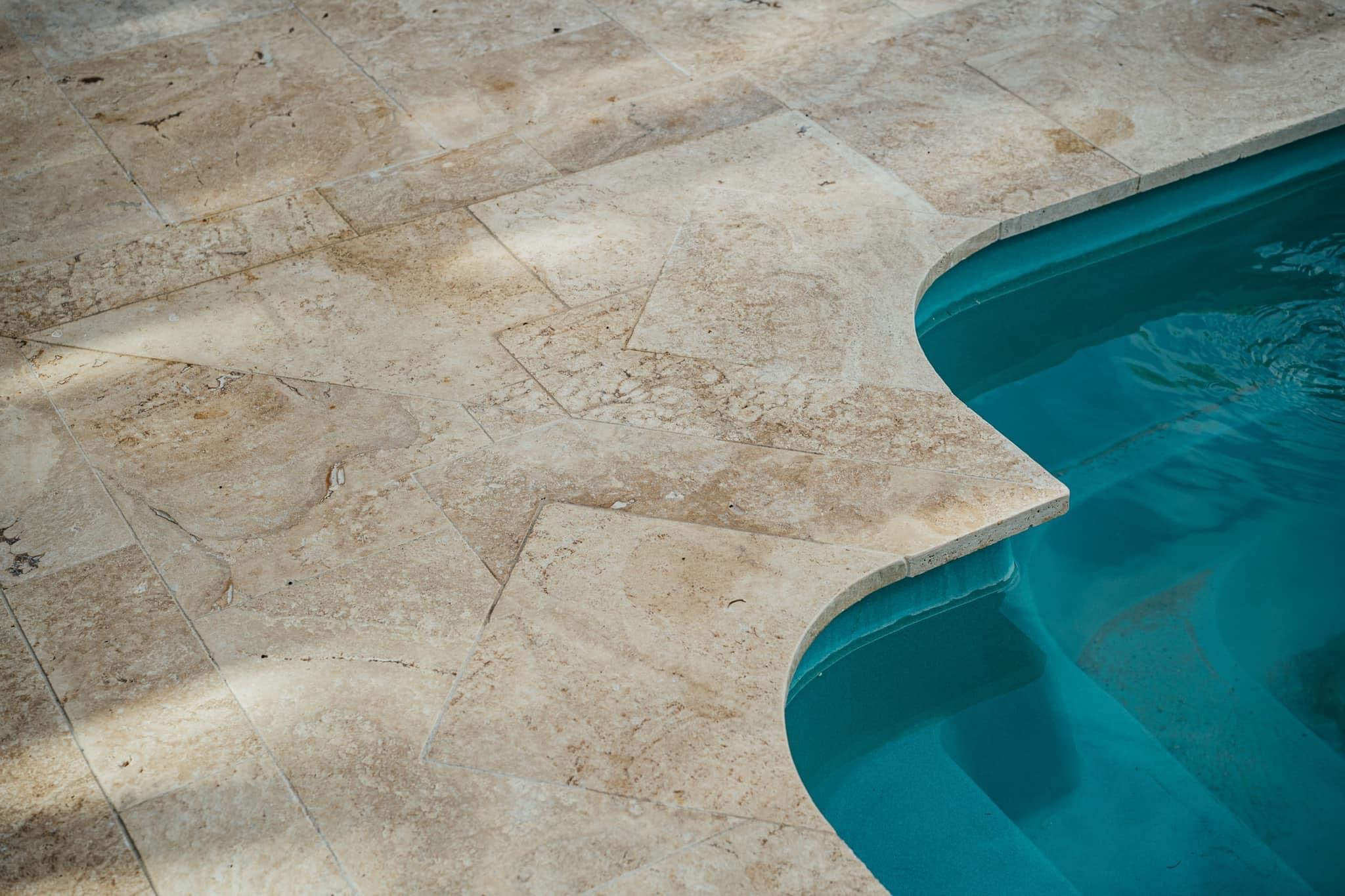 Classic Premium Tumbled & Unfilled Travertine | 12mm Tiles & 30mm ...