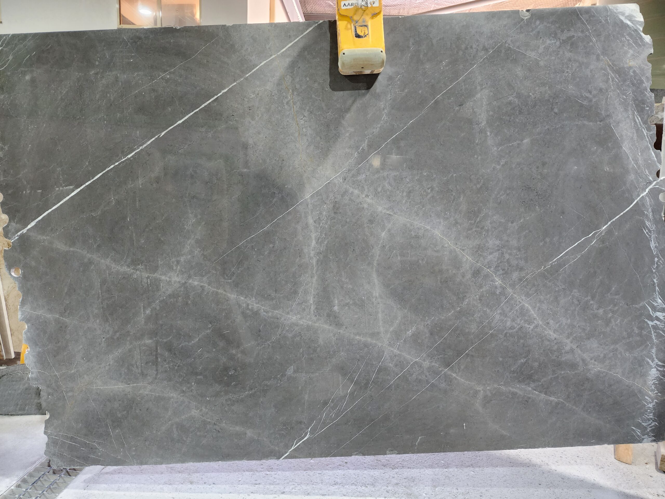 Pietra Grey Polished Limestone Slabs 20mm - Stone Wholesalers