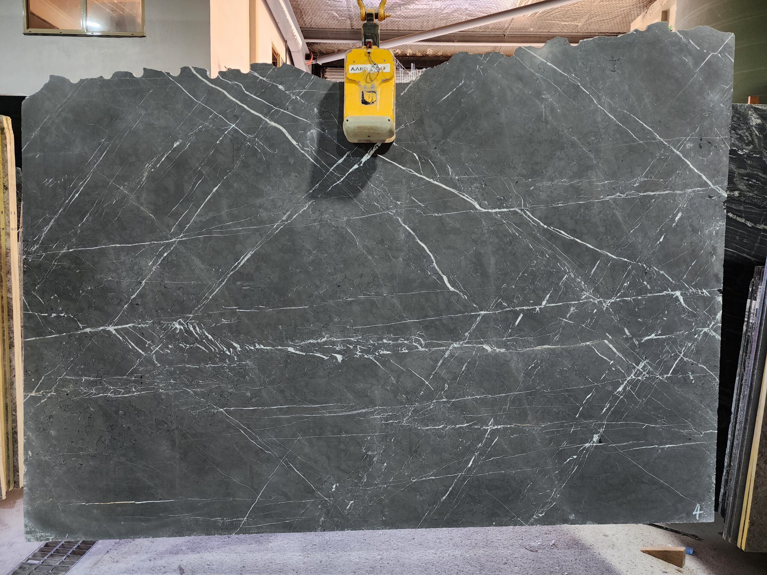 Pietra Grey Polished Limestone Slabs 20mm - Stone Wholesalers