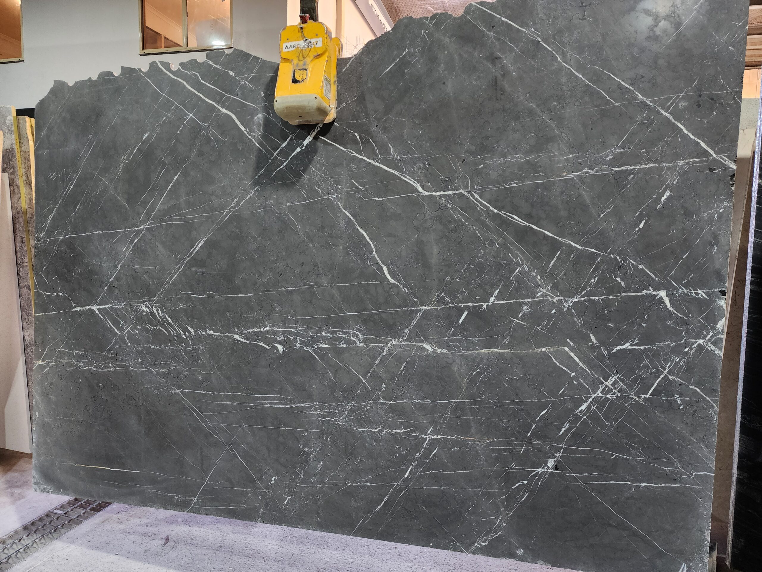 Pietra Grey Polished Limestone Slabs 20mm - Stone Wholesalers