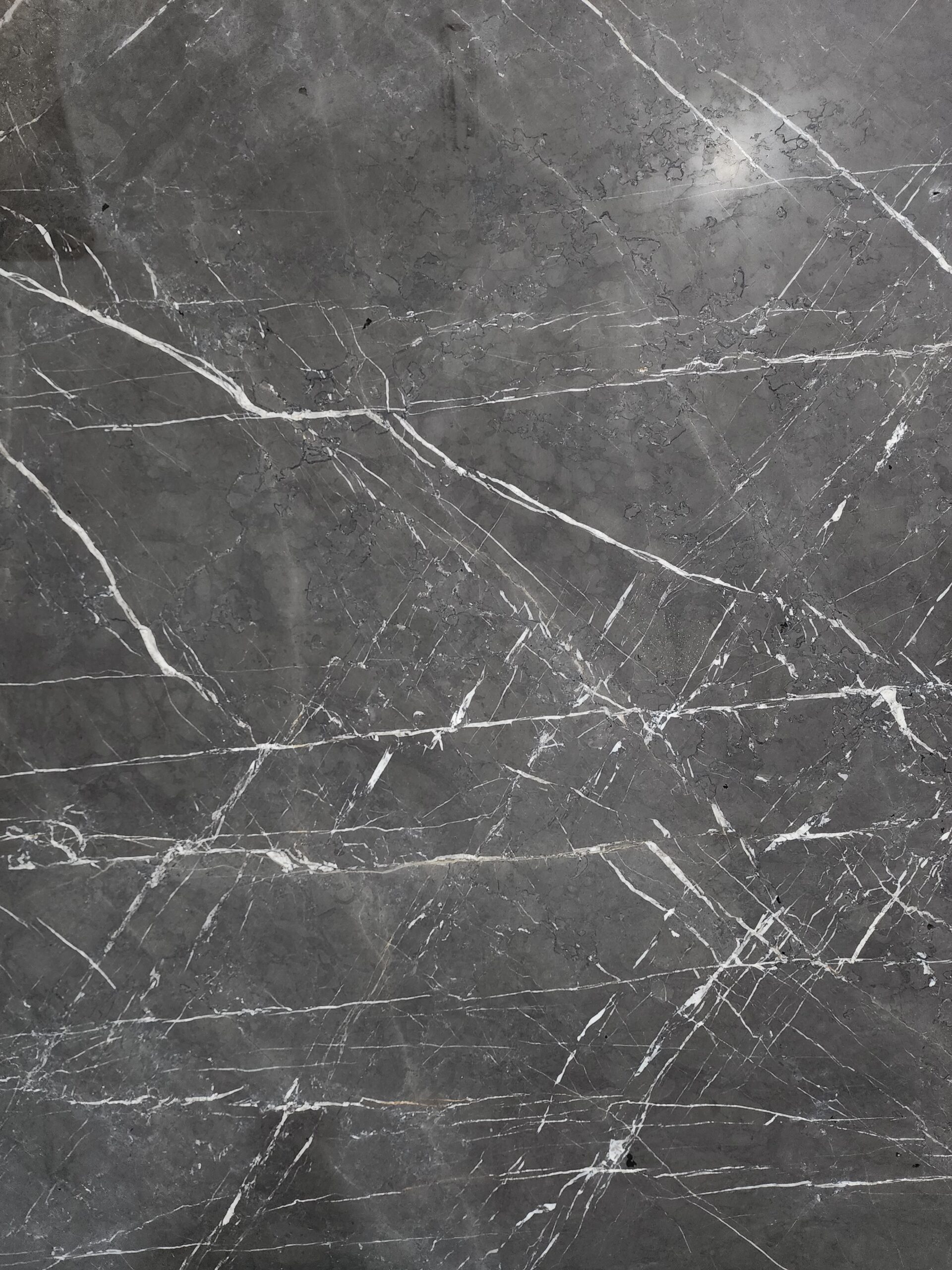 Pietra Grey Polished Limestone Slabs 20mm - Stone Wholesalers