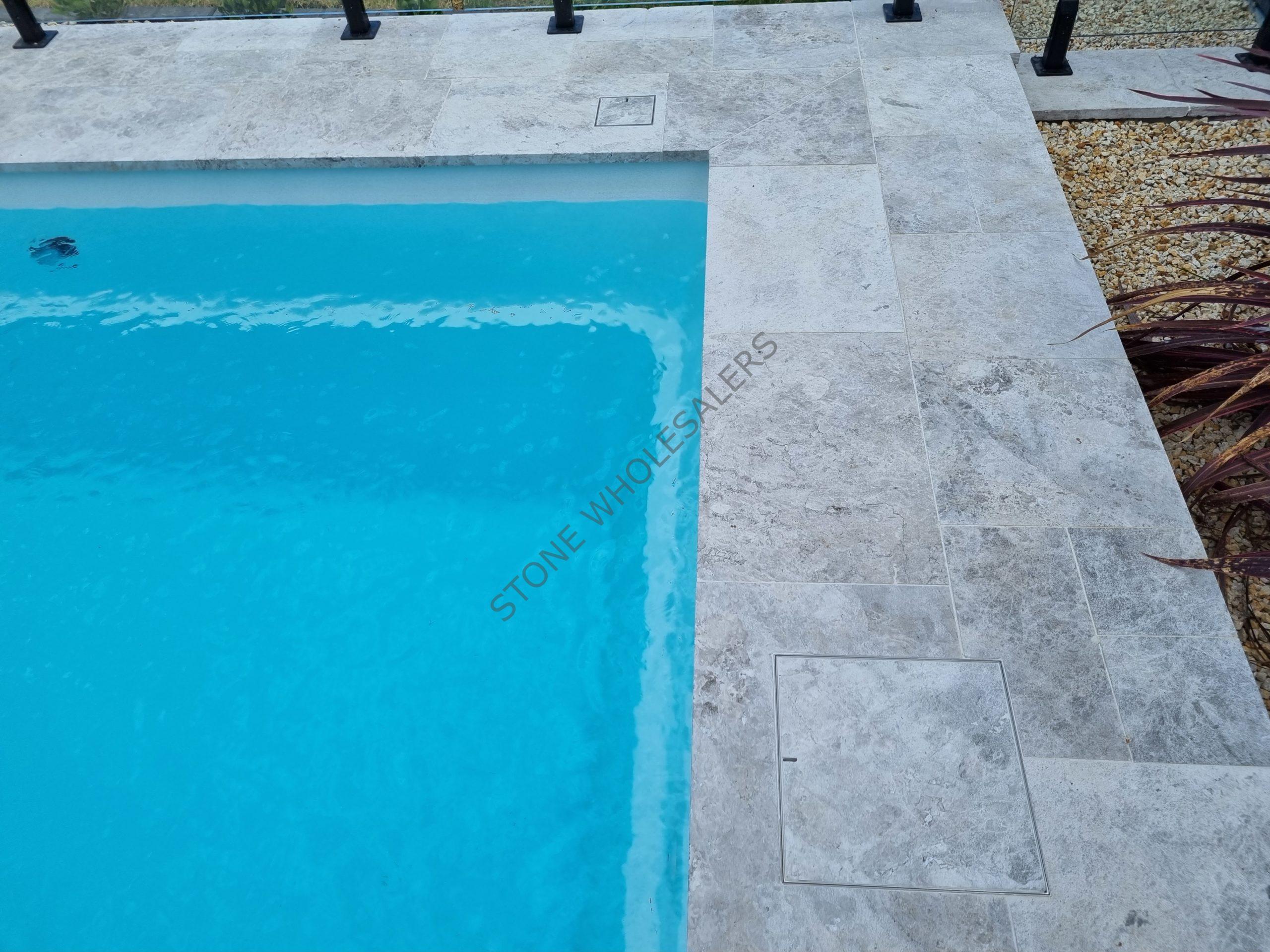 Tundra Grey Sandblasted Limestone | 15mm, 18mm Tiles & 30mm Pavers ...