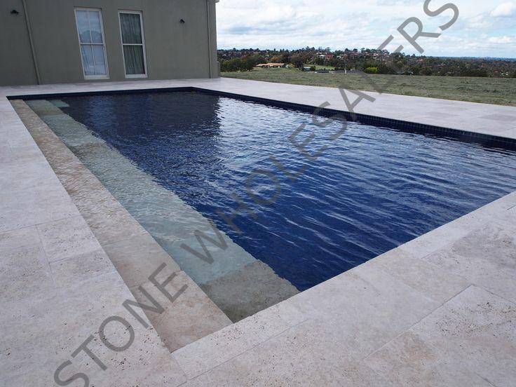 Classic Premium Tumbled & Unfilled Travertine | 12mm Tiles & 30mm ...