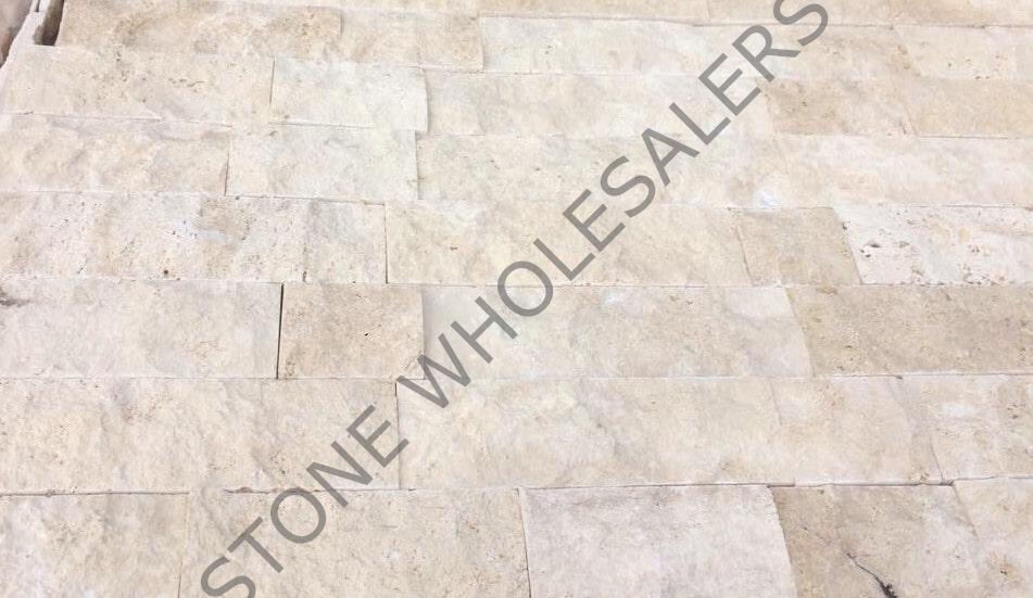 Classic Split Face Travertine Cladding 20mm - Stone Wholesalers