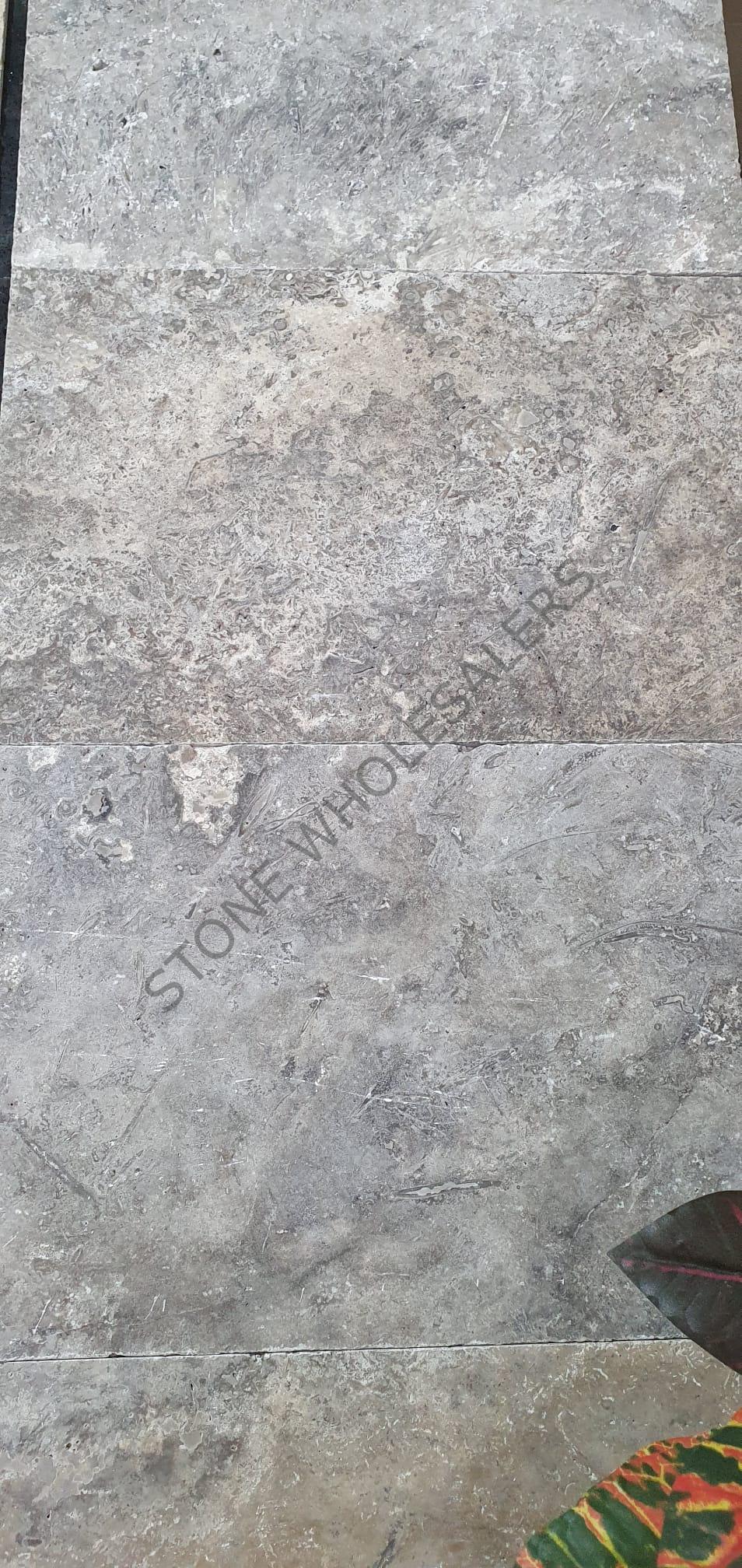 Lunar Titanium Silver Travertine - Stone Wholesalers
