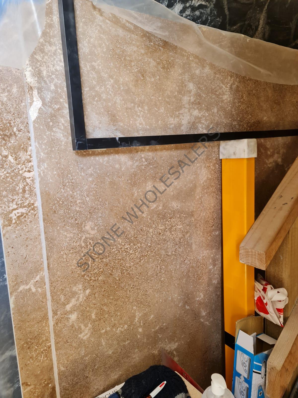 Noce Travertine Honed 20mm Slabs - Stone Wholesalers