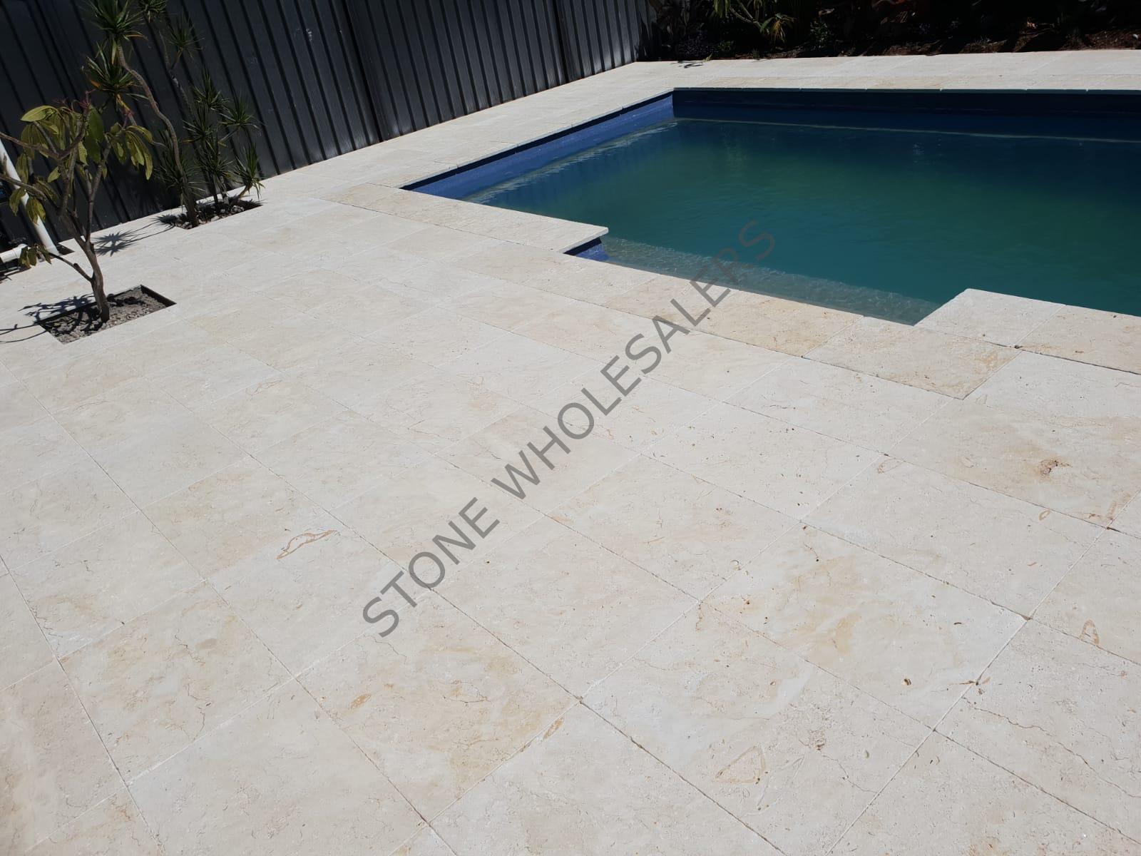 Seabed Tumbled & Unfilled Limestone | 12mm Tiles & 30mm Pavers - Stone ...
