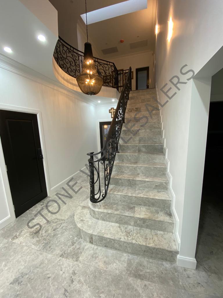 Tundra Grey Honed Limestone | 15mm Tiles - Stone Wholesalers