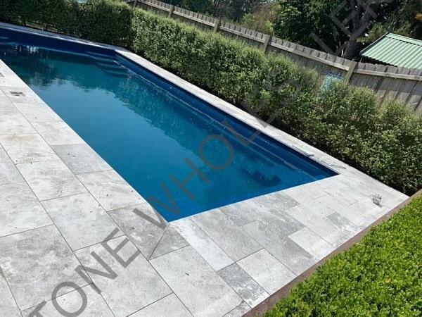 Tundra Grey Sandblasted Limestone | 15mm, 18mm Tiles & 30mm Pavers ...