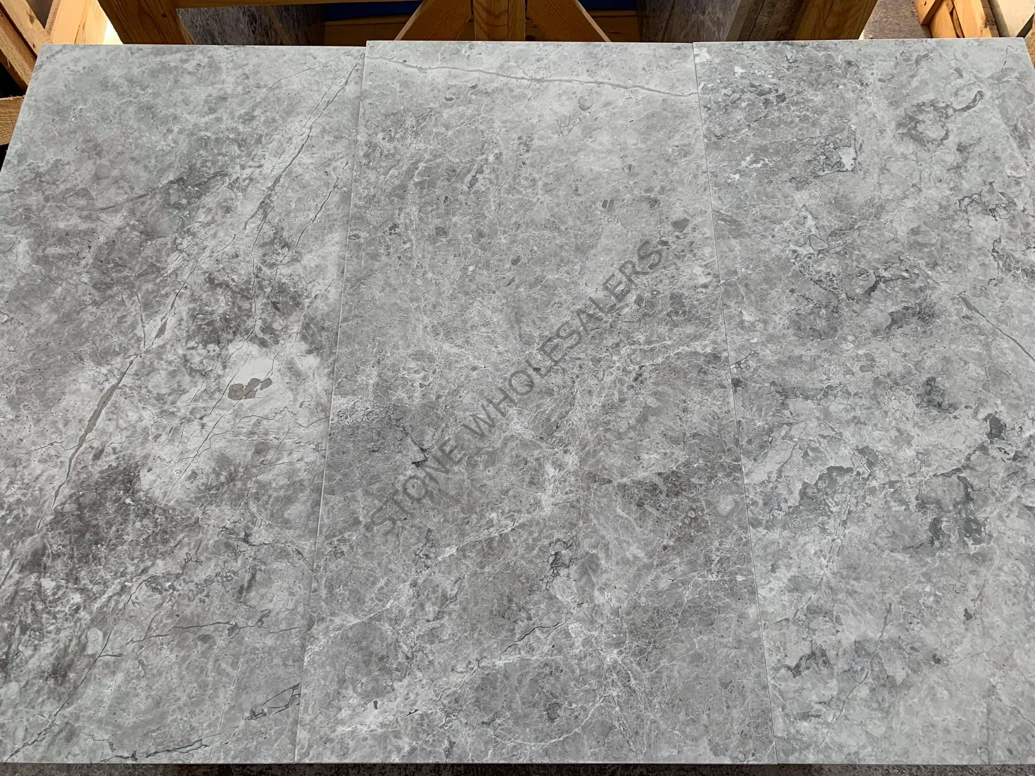 Tundra Grey Sandblasted Limestone | 15mm, 18mm Tiles & 30mm Pavers ...