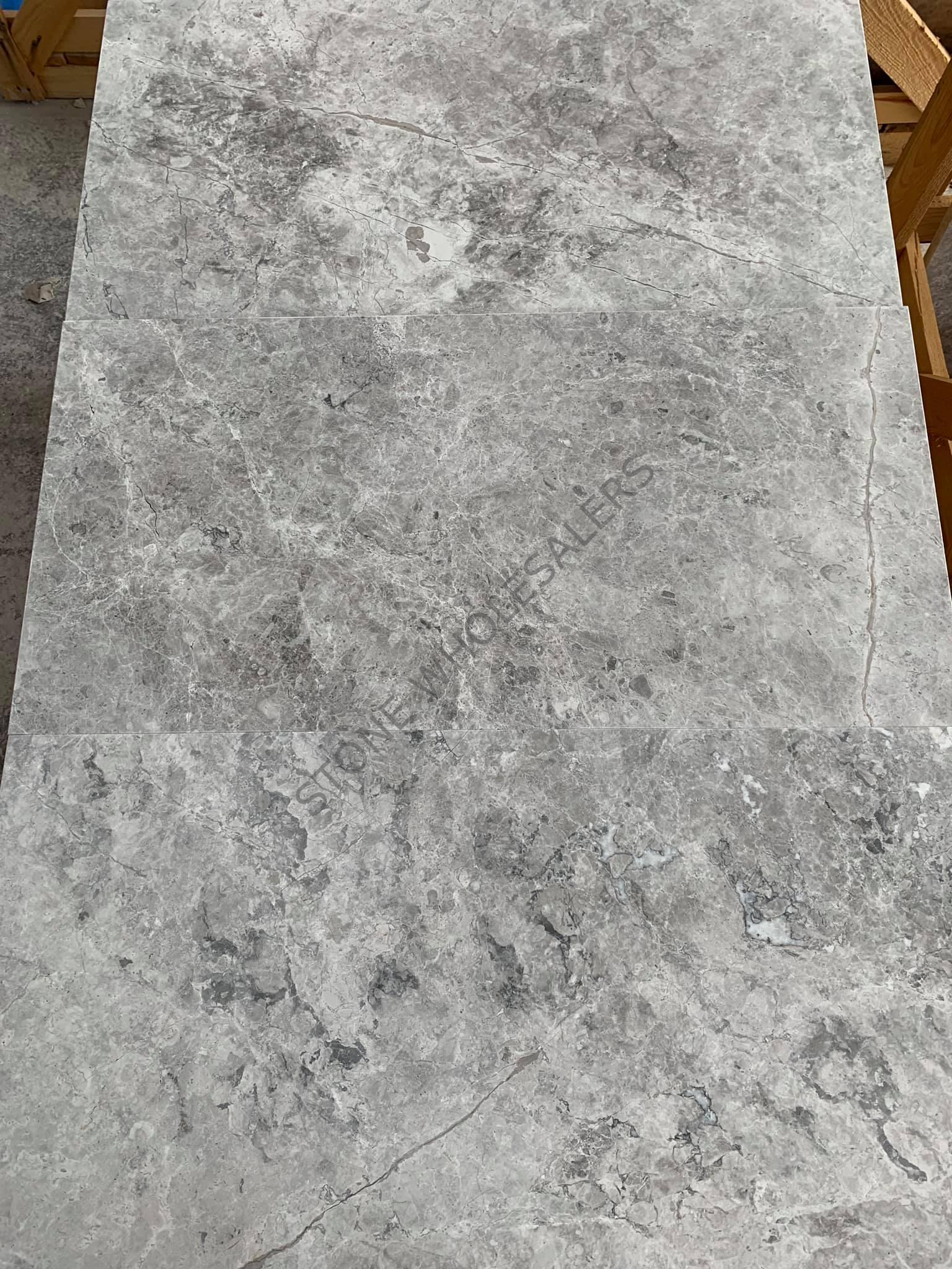Tundra Grey Honed Limestone | 15mm Tiles - Stone Wholesalers
