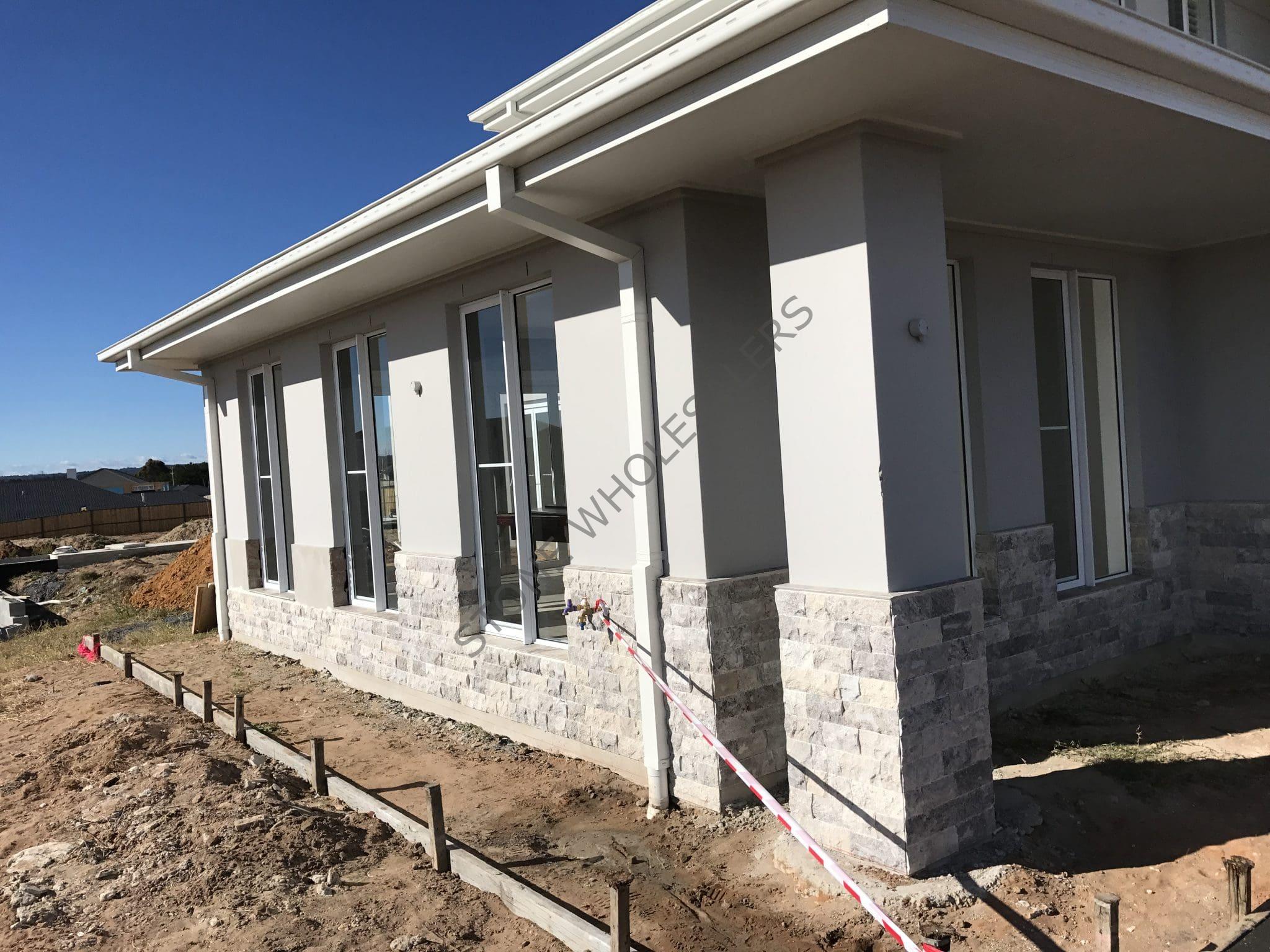 Silver Split Face Travertine Cladding 20mm - Stone Wholesalers