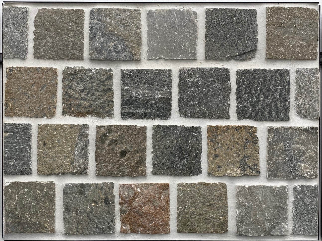 POSITANO QUARTZ OFFSET COBBLES 100X100X18-22MM - Stone Wholesalers